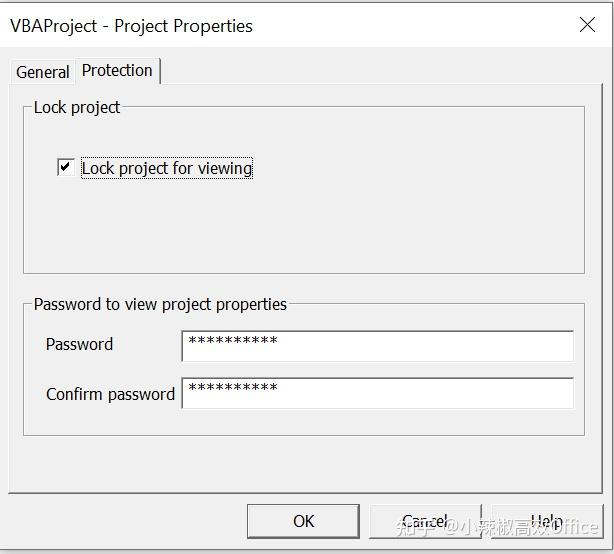 Excel VBA 工程代码密码保护及vbaproject.bin和MS-OVBA深入研究 - 知乎