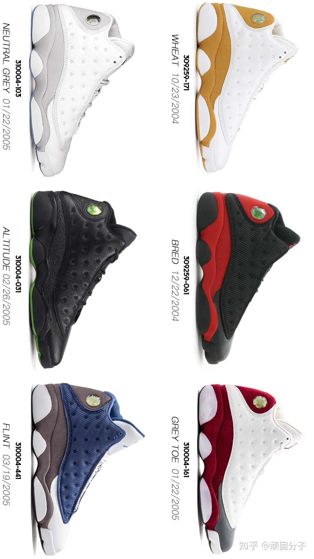 史上最强！AIR JORDAN 13市售配色历史全收录 - 知乎