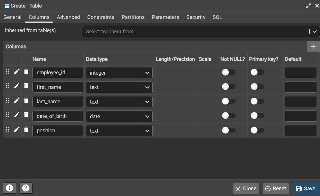 pgadmin4进行数据库的常见操作 - 知乎