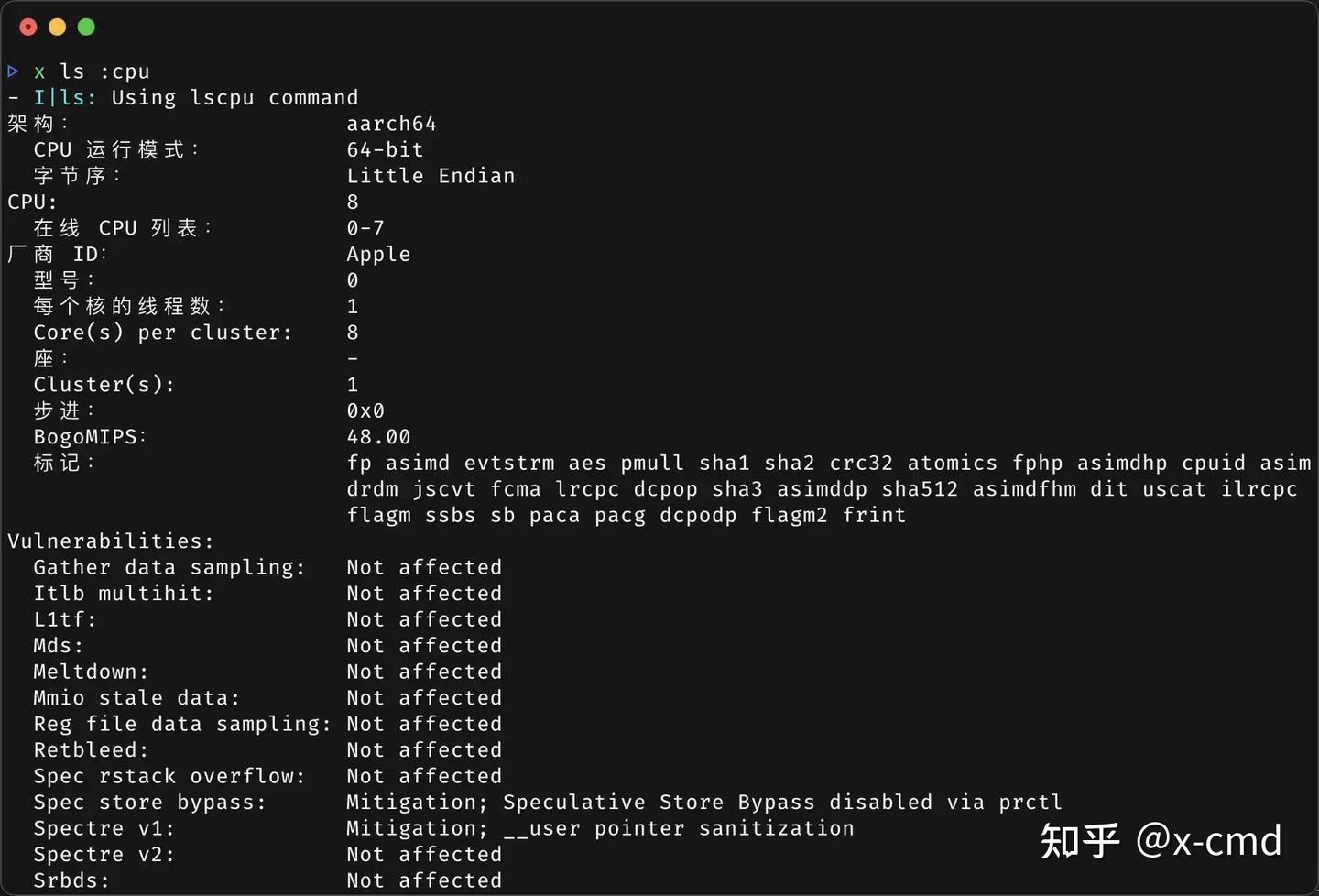 🧩 x-cmd mod | x ls (2) - 轻松查看系统资源信息，进程、内存与 CPU 状态一目了然 - 知乎