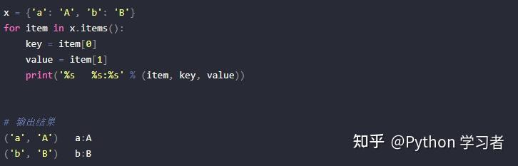 Python dict 