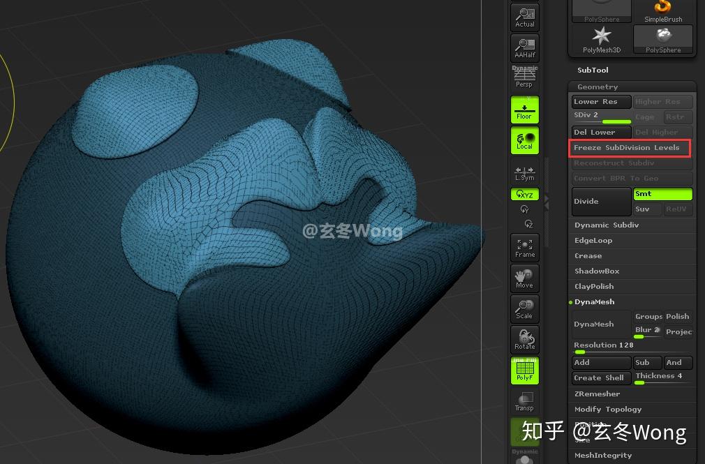 [ZBrush]DynaMesh常用技巧 - 知乎