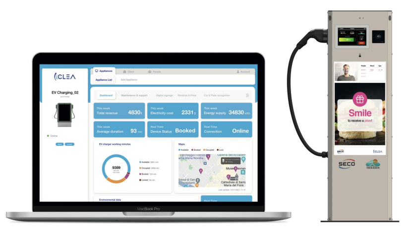 SECO赛柯推出CLEA AI电动汽车充电站，集中管理充电桩集群的解决方案 - 知乎