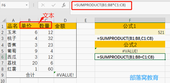 Excel函数应用技巧：SUMPRODUCT用法详解及常见出错分析 - 知乎