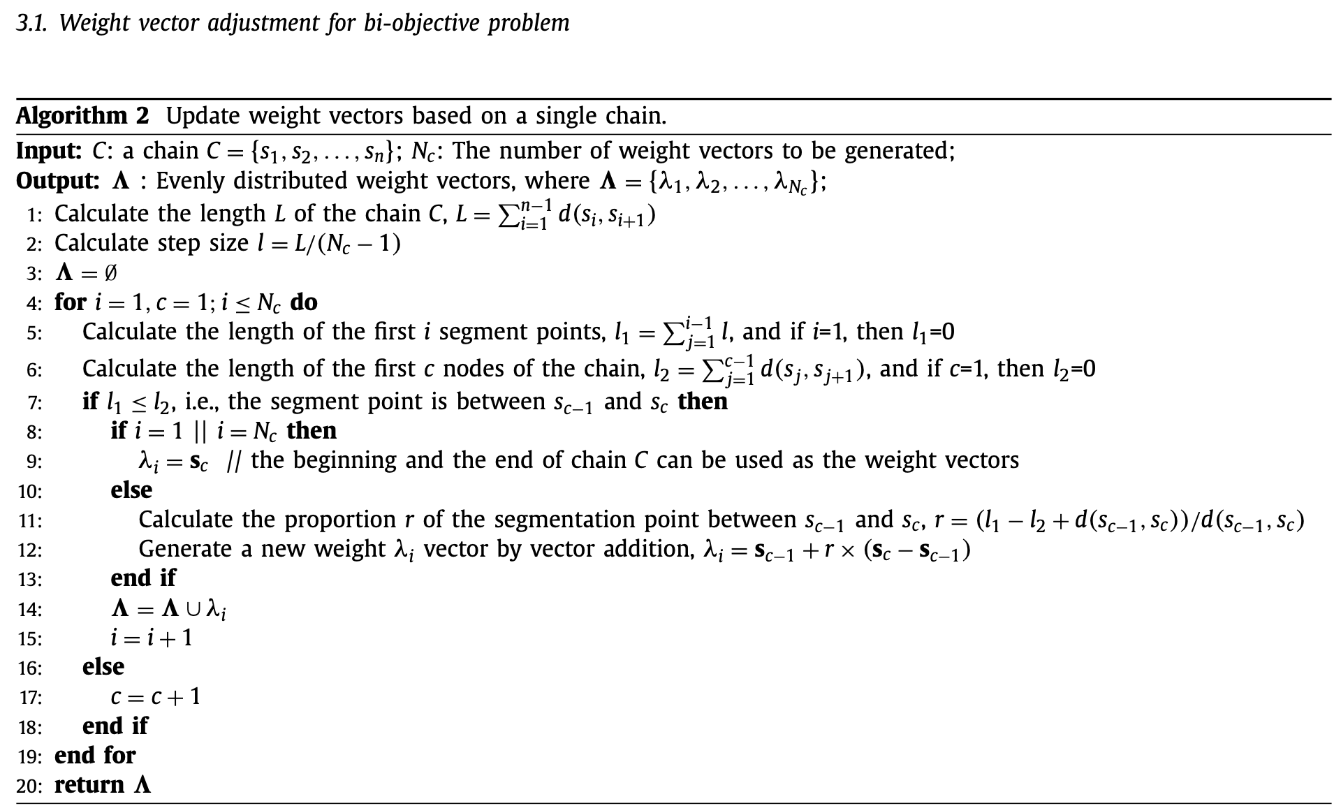 论文阅读： MOEA/D with a self-adaptive weight vector adjustment strategy based on chain segmentation - 知乎