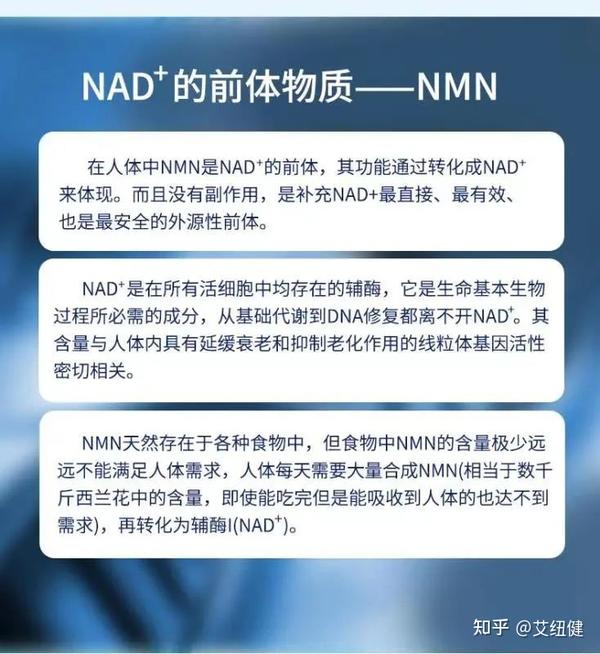 走近NAD+，细说NMN全功能 - 知乎