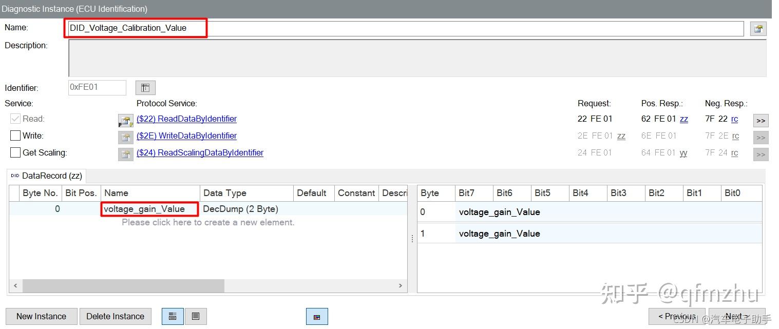 【AUTOSAR-DCM】-3.3-不依赖CDD手动在CFG中创建配置读一个带一个Data的DID(dataIdentifier)数据标识符 ...