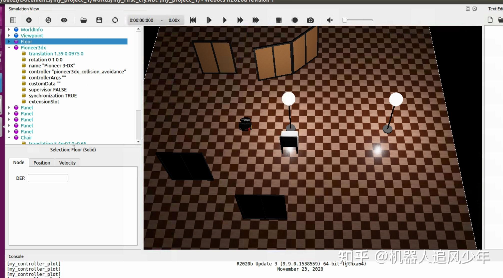 Webots 仿真平台系列教程第一课-创建世界 - 知乎