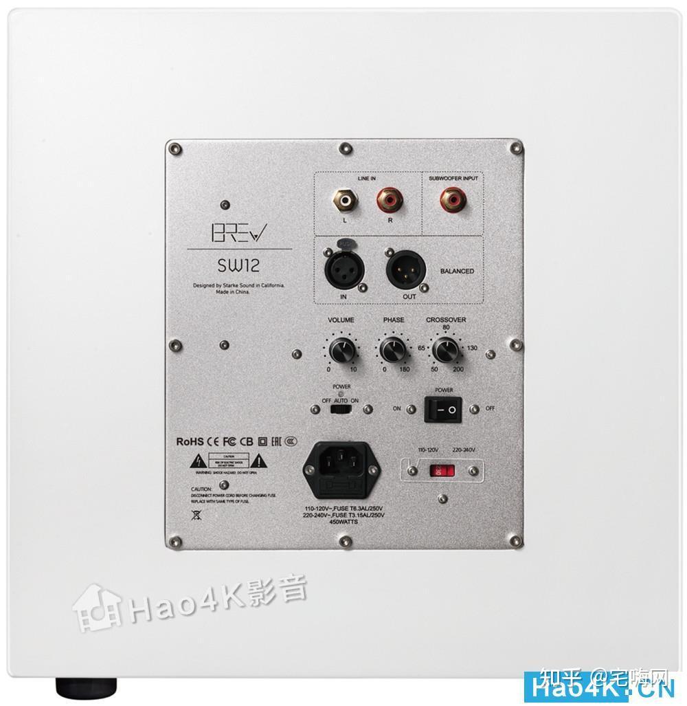 简评BREV SW12 超低音：低频稳定、清晰、准确 - 知乎