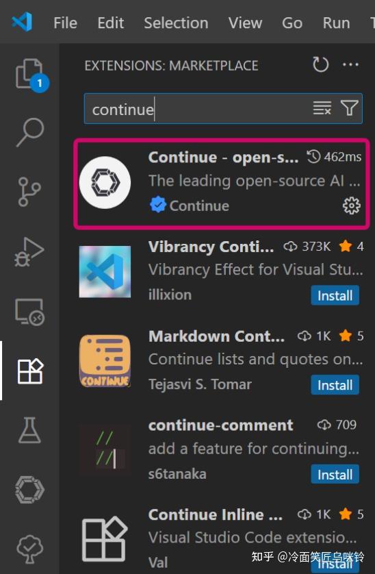 vscode+continue+deepseek实现代码自动补全 - 知乎