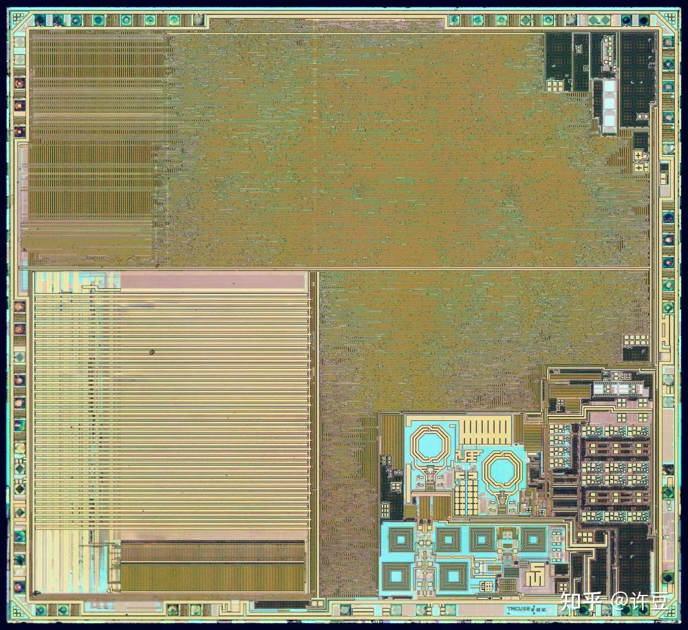 ESP32、nRF51822 等经典芯片内部die-shot——多图 - 知乎