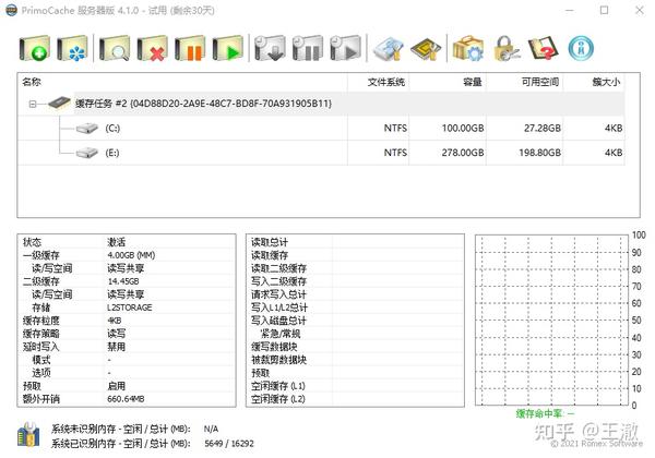 利用 PrimoCache 加速低配置办公电脑