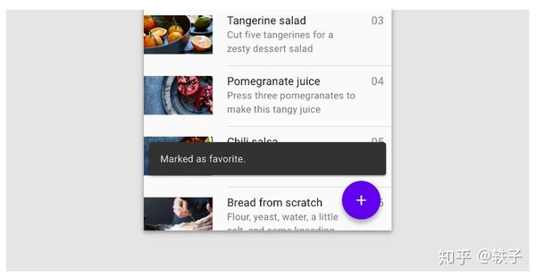 Material Design——Snackbars - 知乎