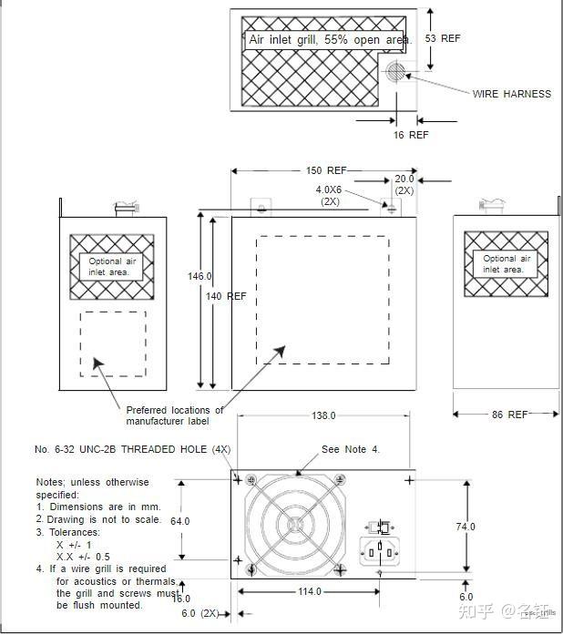 自制电脑机箱：设计篇之各个零件规格和尺寸 - 知乎