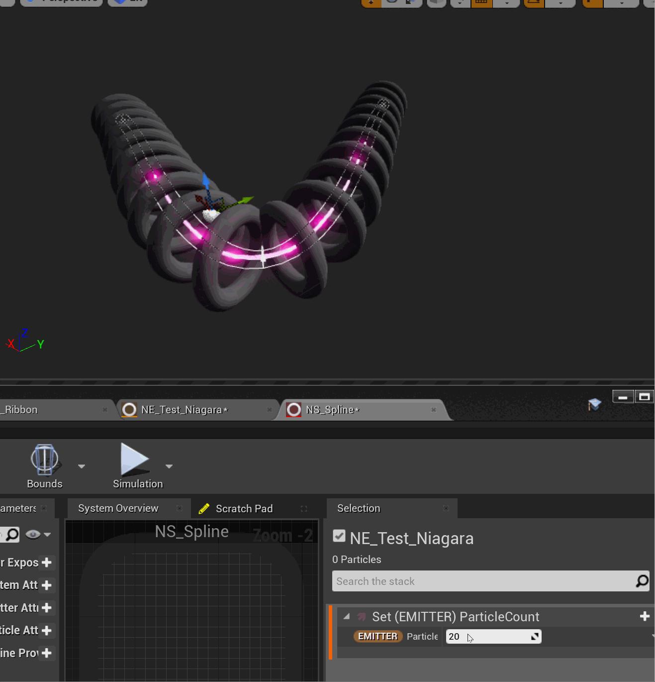 【UE4】Niagara基础入门+Niagara中的Spline 动画 - 知乎