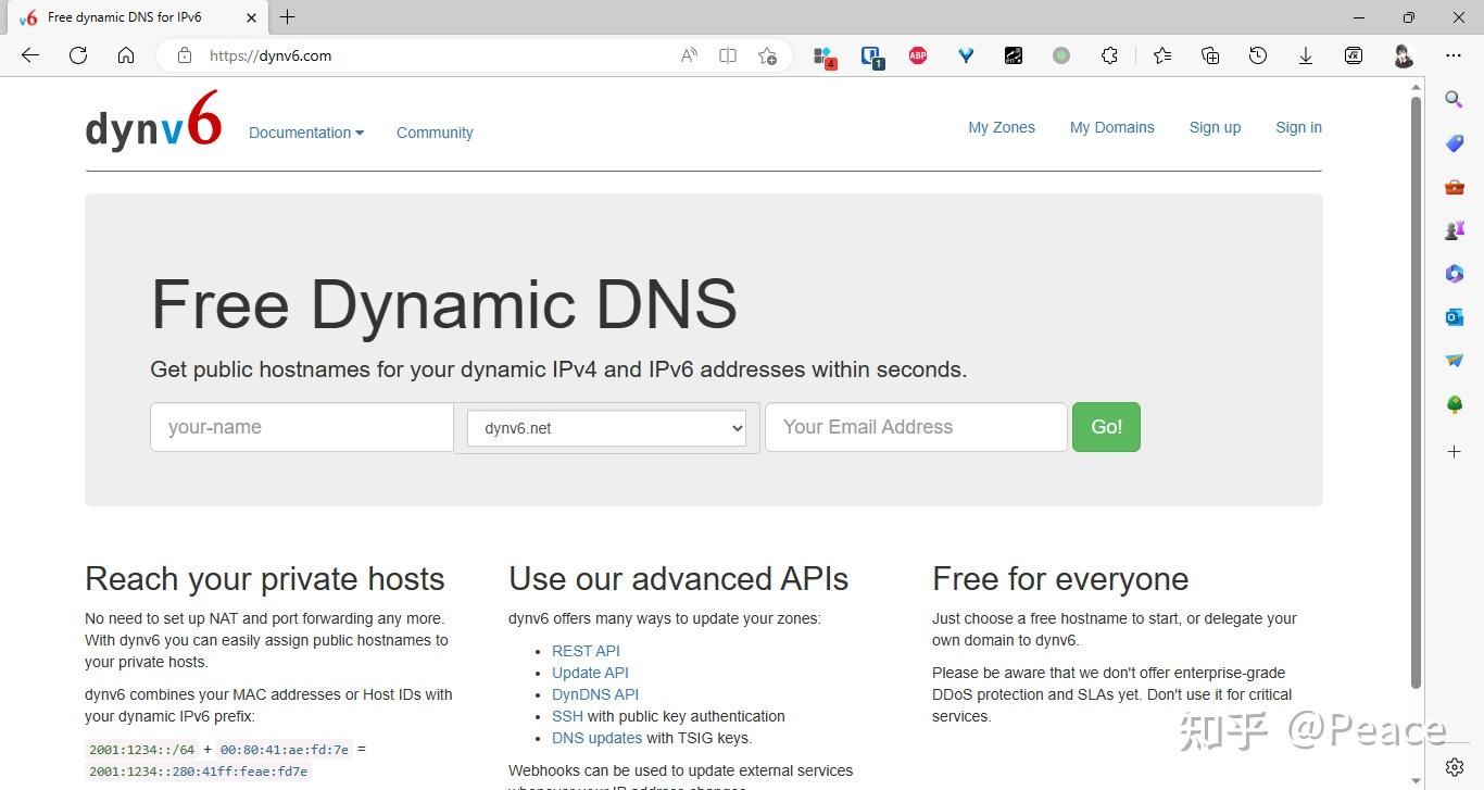 dynv6的注册使用 DDNS(动态域名服务) - 知乎