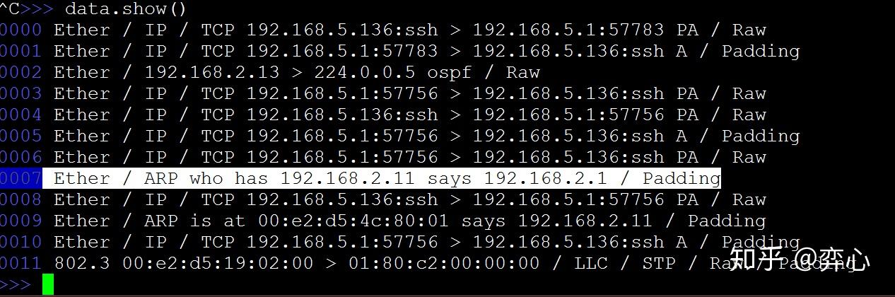 网络工程师的Python之路---Scapy基础篇 - 知乎
