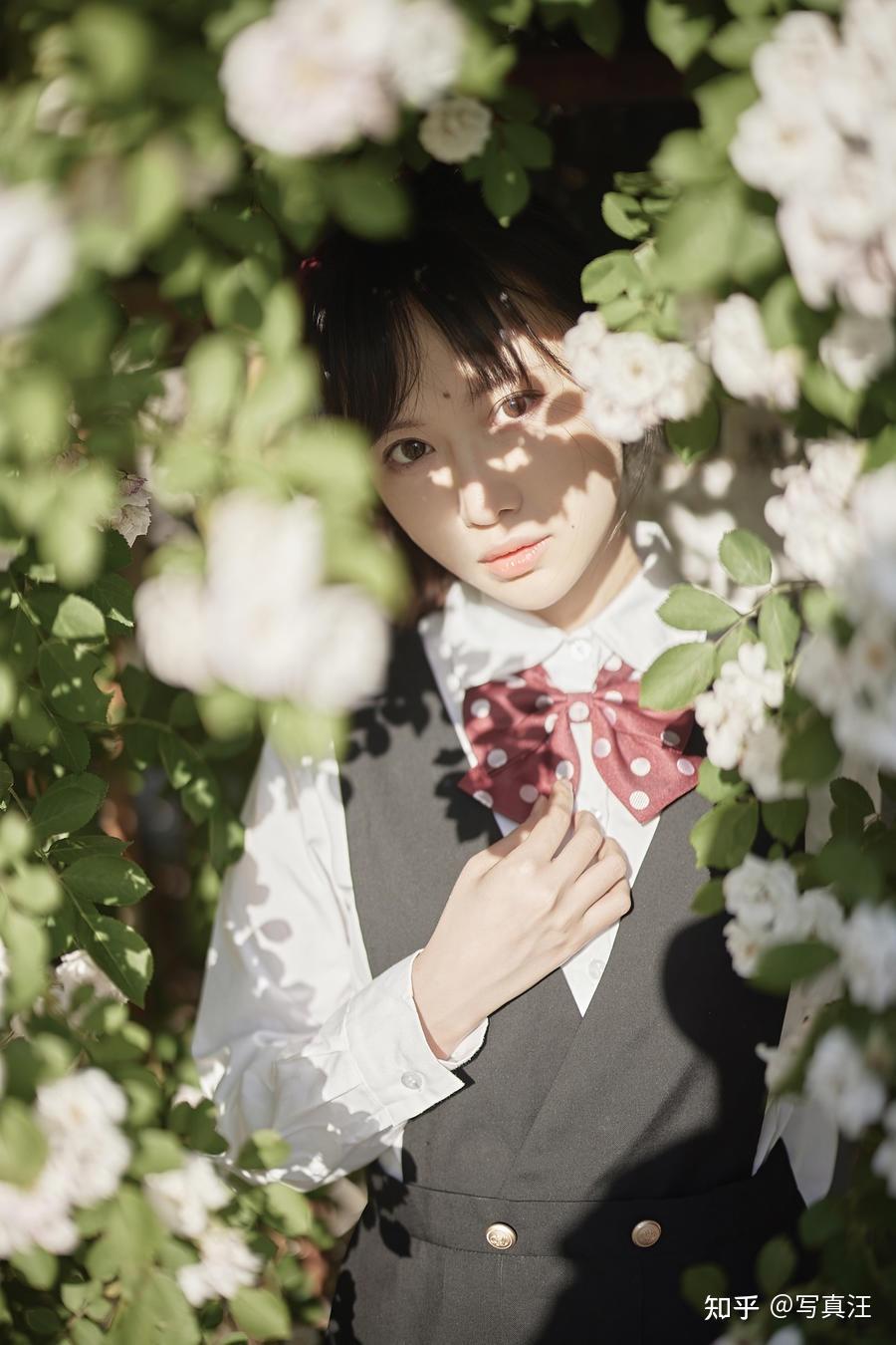 Shika小鹿鹿写真合集cos图片:蔷薇JK - 知乎