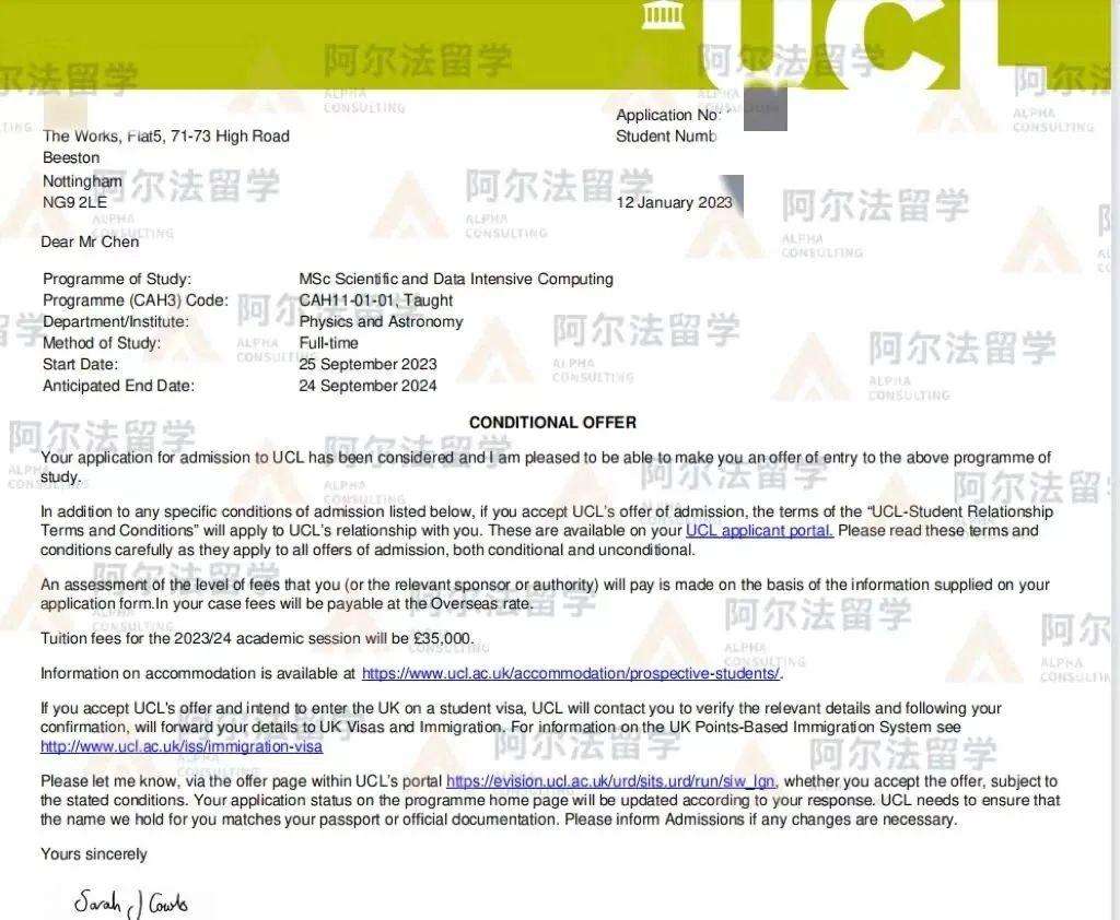 UCL SDIC！！恭喜宁波诺丁汉大学学员拿到UCL科学与数据密集型计算硕士offer！ - 知乎