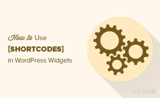 如何在 Wordpress 侧边栏小部件中使用简码 知乎 
