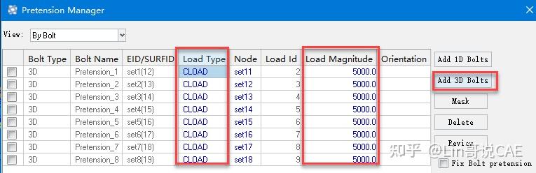 【hypermesh联合abaqus仿真】Abaqus螺栓预紧力 - 知乎