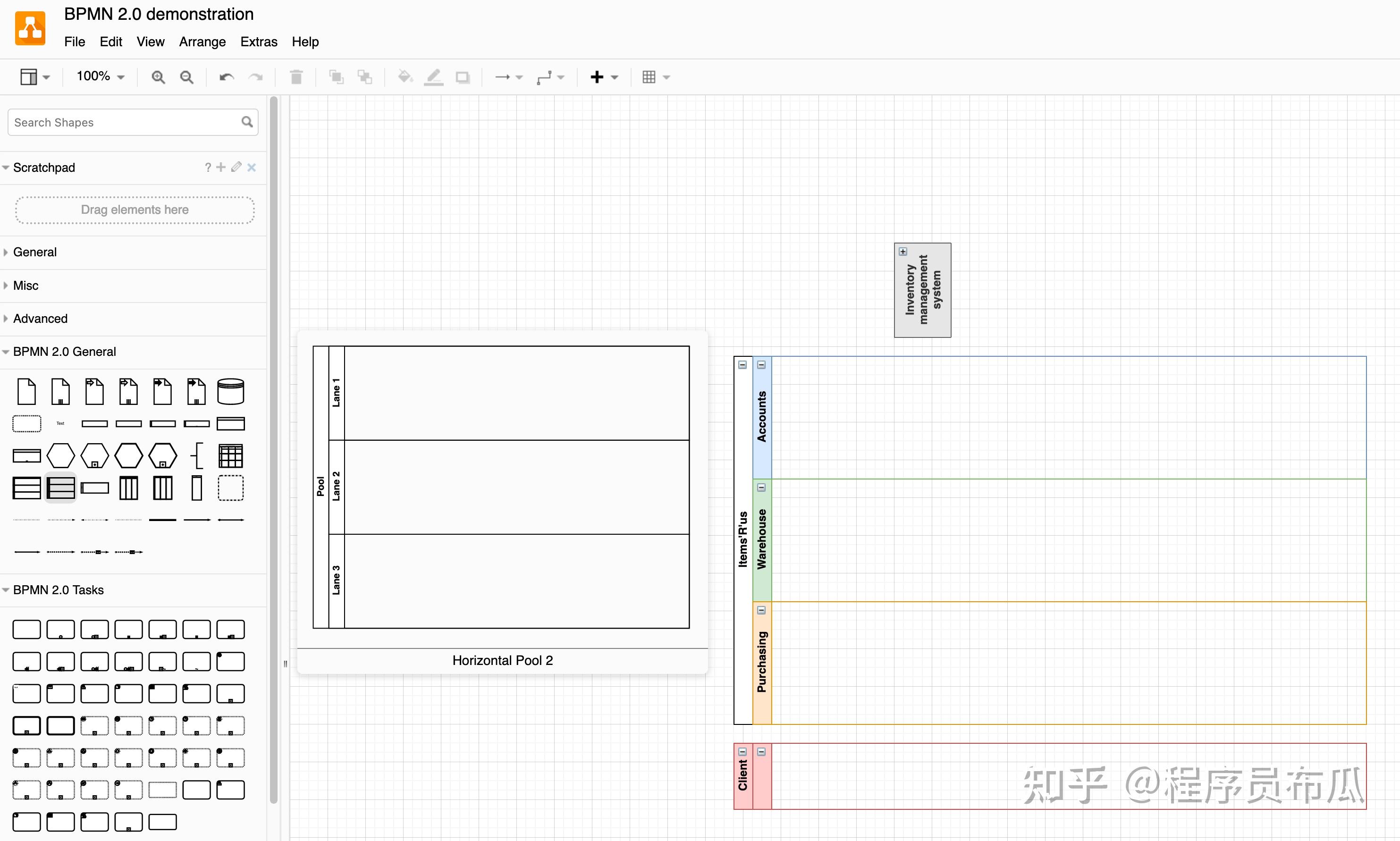 在drawio中使用BPMN2.0绘制详细的业务流程图和编排模型 - 知乎
