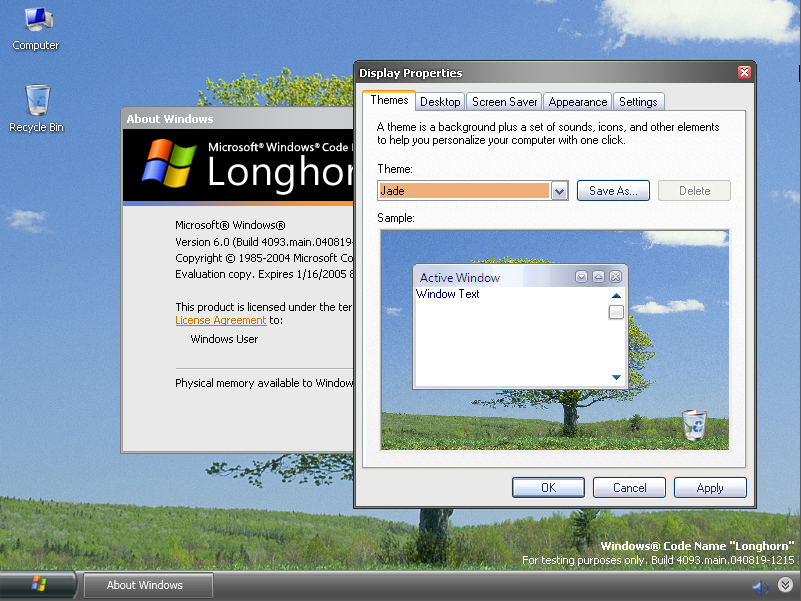 Longhorn Build 4093 简报，Pre-Reset 最后一作 - 知乎