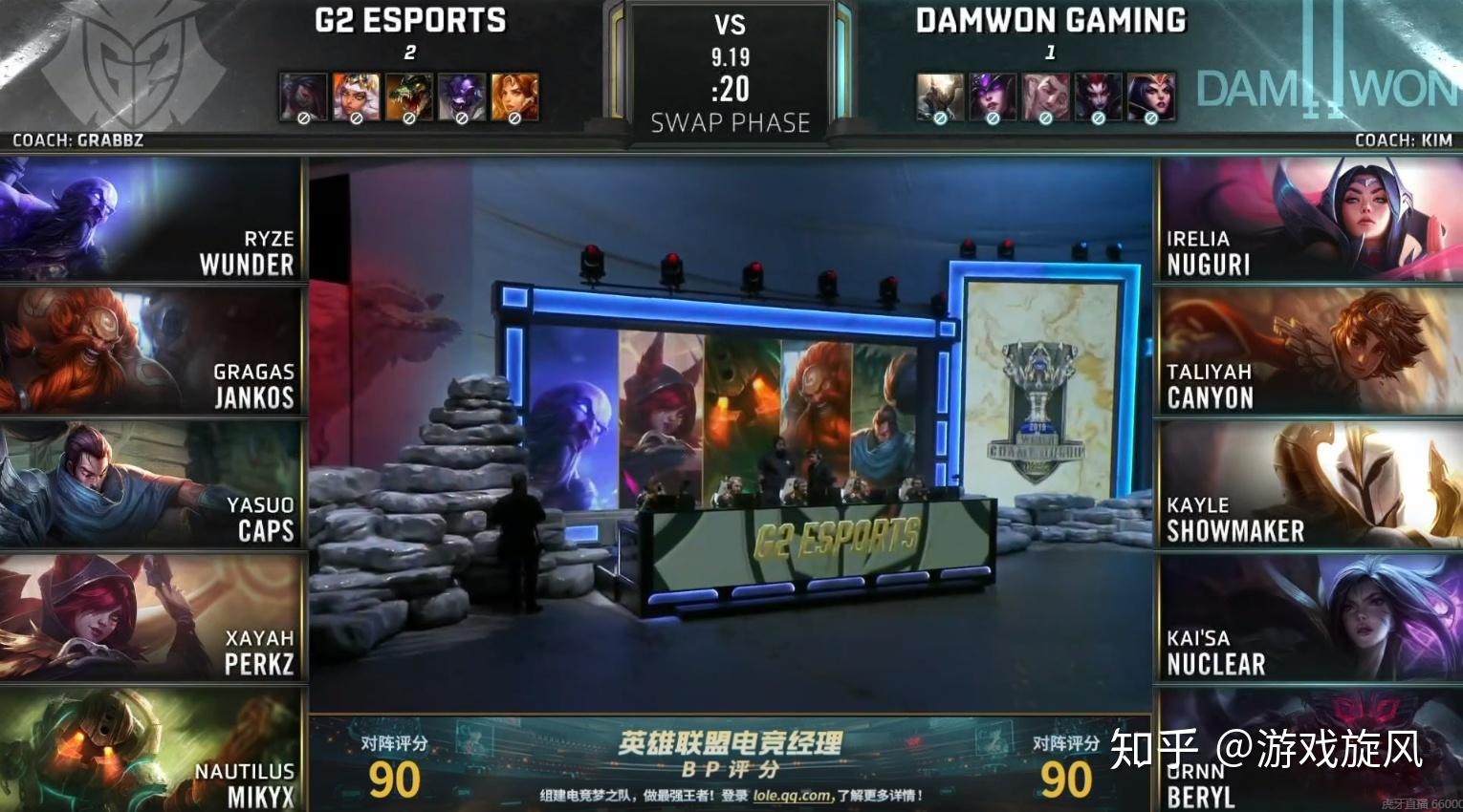 LOL：当Wunder瑞兹开始操作，G2全员：doinb！ - 知乎