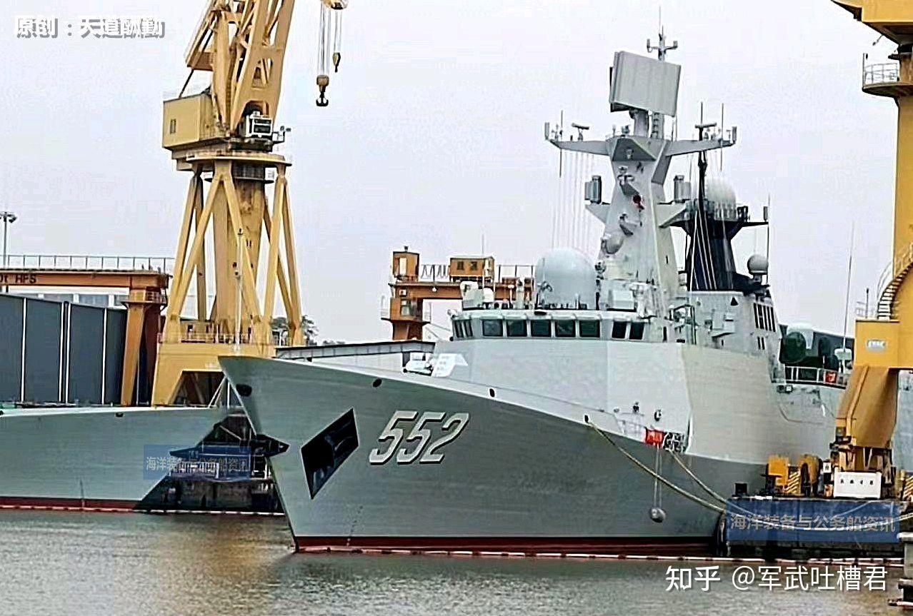 海军造舰宛如开挂，054B将达6000吨级，052D和055新批次进展神速 - 知乎