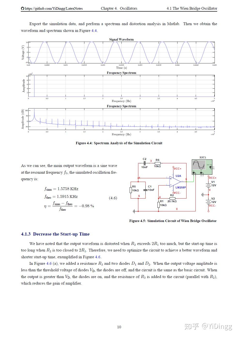 [Analog Circuits Handbook] The Wien Bridge Oscillator (文氏振荡器) - 知乎