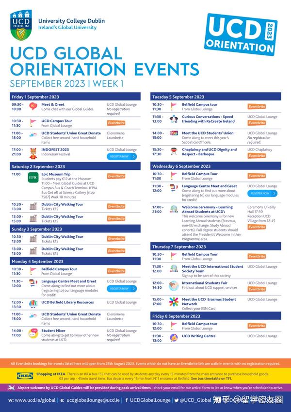 新生周攻略！教你如何在UCD度过开学第一周 - 知乎