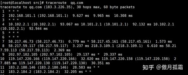 tracert与traceroute命令详解 - 知乎