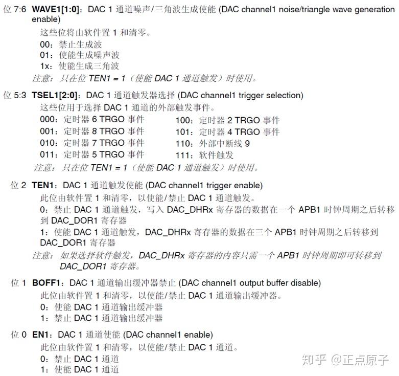 正点原子【STM32-F407探索者】第二十六章 DAC 实验 - 知乎