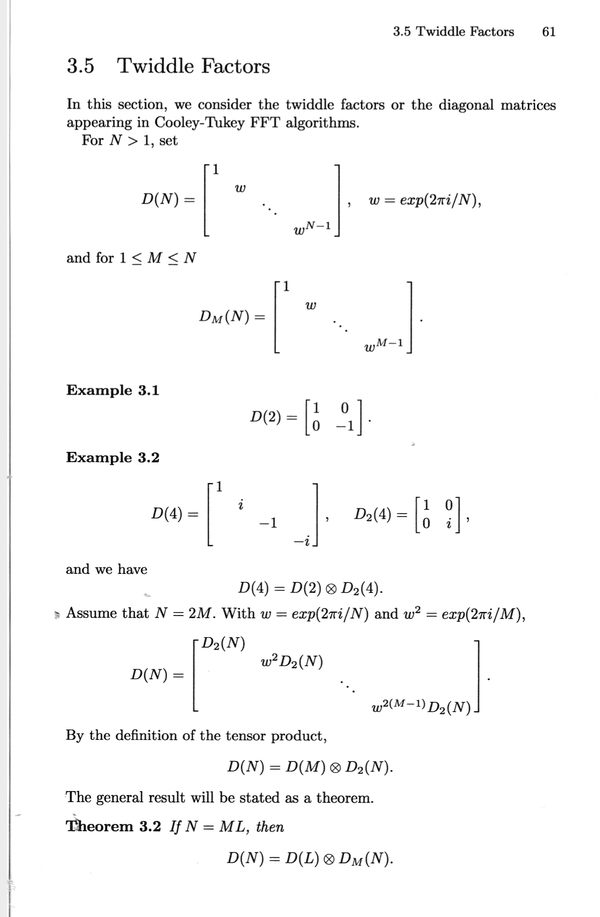 [搬运] Cooley-Tukey FFT算法 （Tensor Product 描述) - 知乎