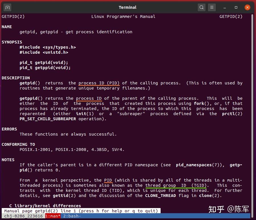 你可知道, 当 Linux 引入线程的概念后, PID(process ID)变成了一个歧义词 - 知乎