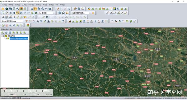 如何利用Global Mapper 导入谷歌历史影像图源并下载测区绘图范围内影像· - 知乎
