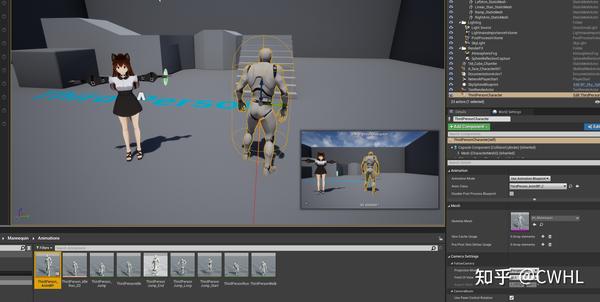 UnrealEngine VRM模型骨骼重定向 - 知乎