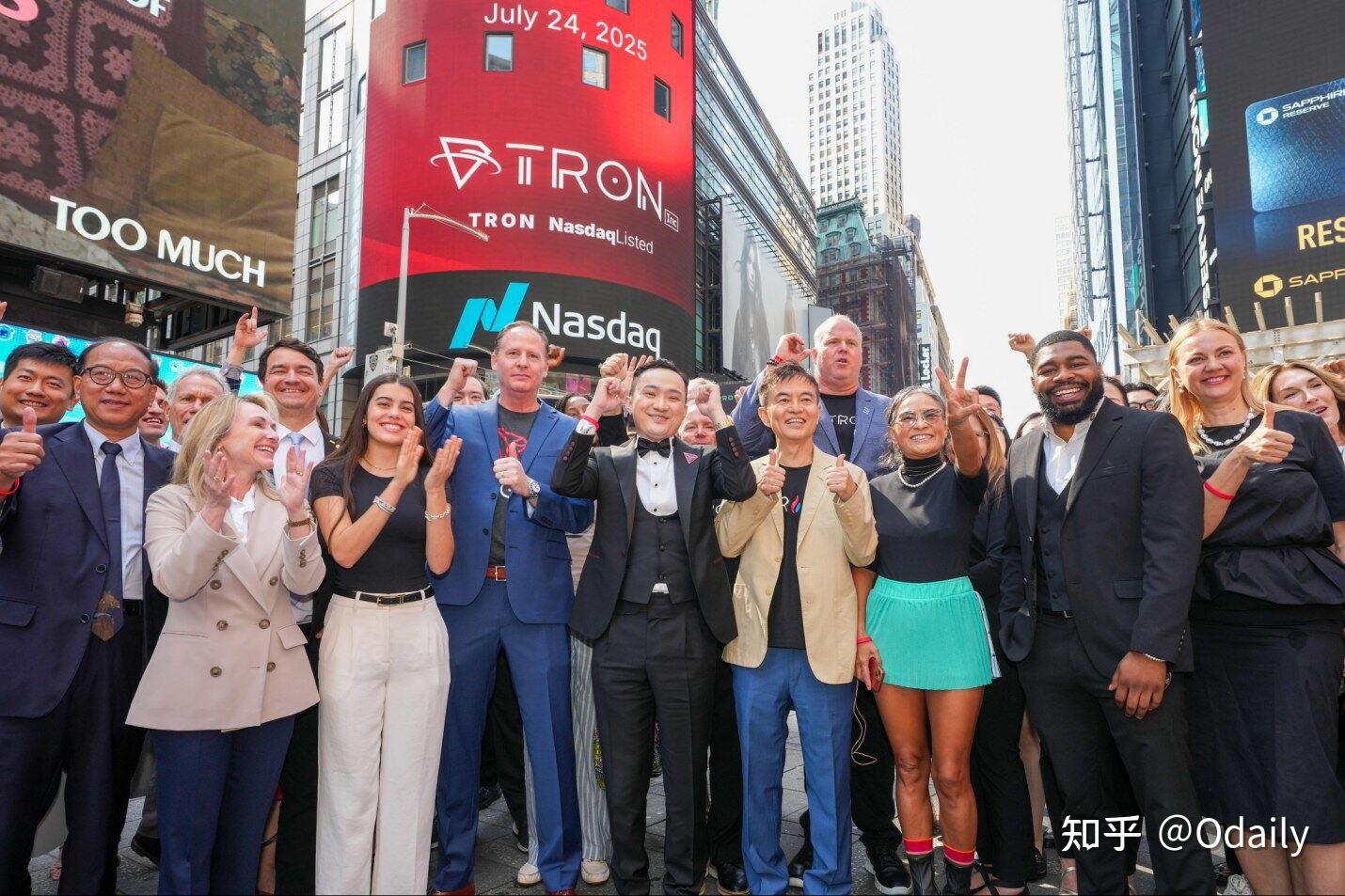 波场TRON敲响纳斯达克上市钟：开启全球加密叙事新节点，推动波场TRON ECO生态全球化浪潮 - 知乎