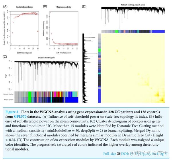 利用WGCNA鉴定与溃疡性结肠炎密切相关的基因和功能模块 - 知乎