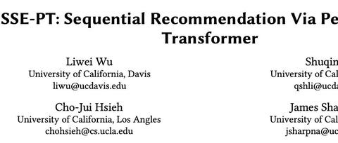 RecSys2020｜SSE-PT---个性化的Transformer推荐模型 - 知乎