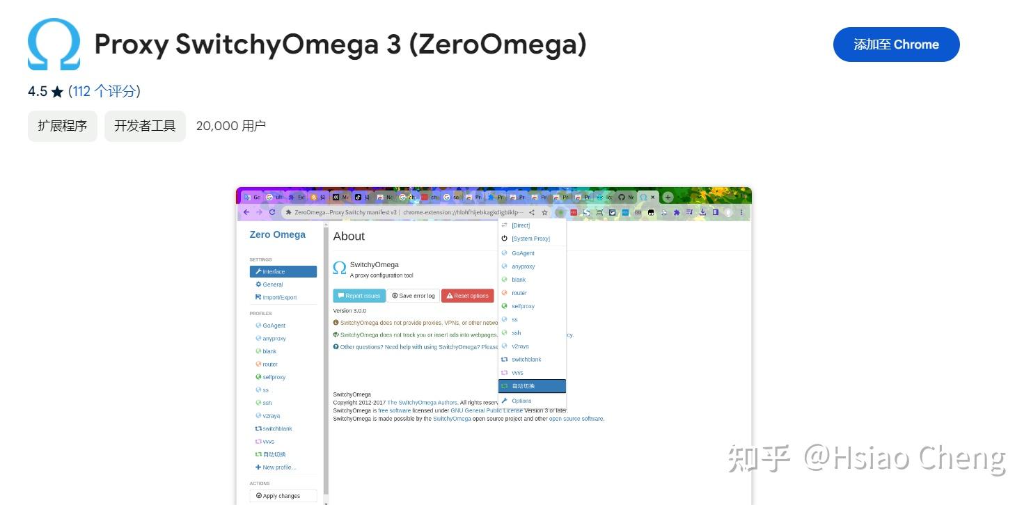 替换SwitchyOmega的Chrome浏览器插件 - 知乎