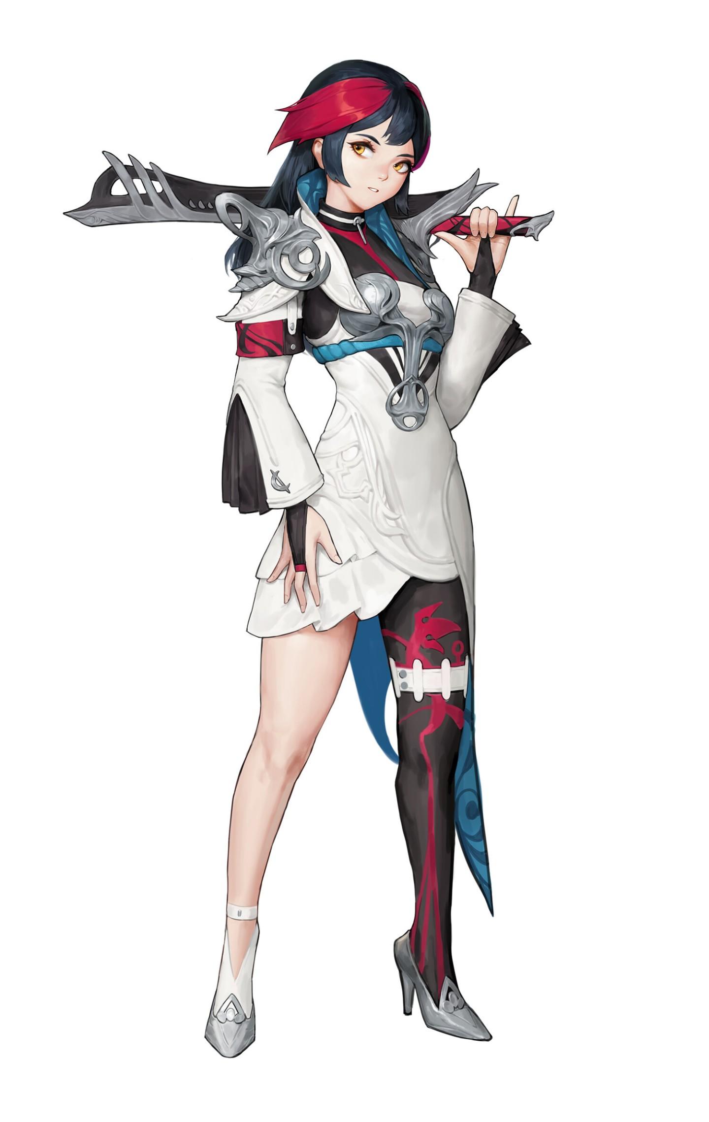 【元素推荐】韩国画师Cotta -作品欣赏130p 韩风角色 美女 - 知乎