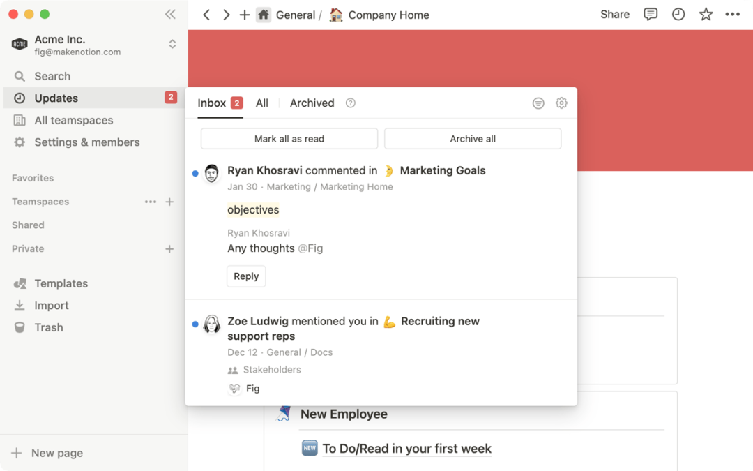 Notion使用教程63：通知设置 - 知乎