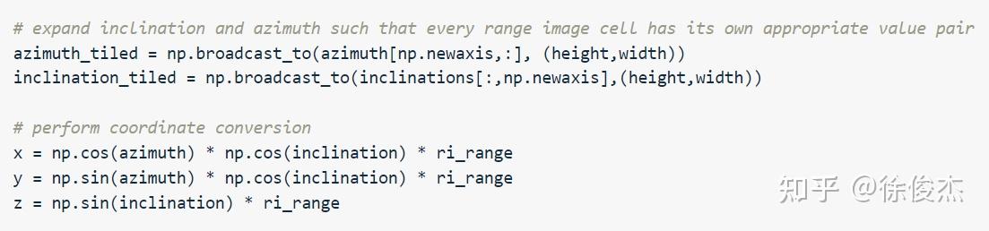 可视化激光雷达数据之深度图像和点云(Range Image & Point Cloud) - 知乎