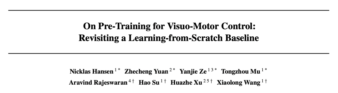 Talk | CoRL 2023 Oral 上海交通大学迮炎杰：通用机器人操作的视觉表征 - 知乎