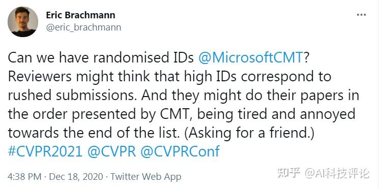 CVPR 2021大爆料！录用1663篇，论文ID竟可能影响录取结果？ - 知乎