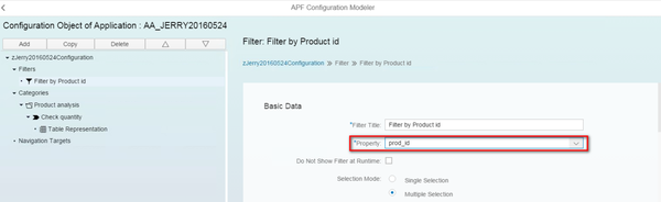 SAP Analytics Path Framework filter 