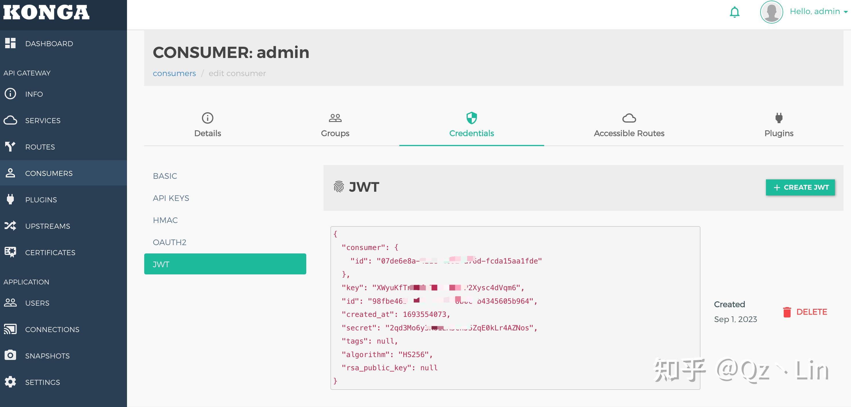 Kong网关使用JWT认证SpringBoot解析 - 知乎