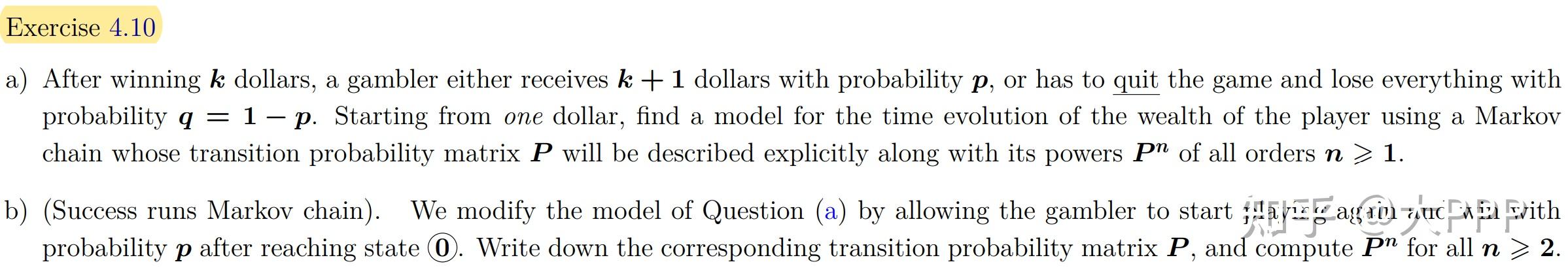 随机过程学习笔记（3）- Discrete-Time Markov Chains离散马尔科夫链 - 知乎
