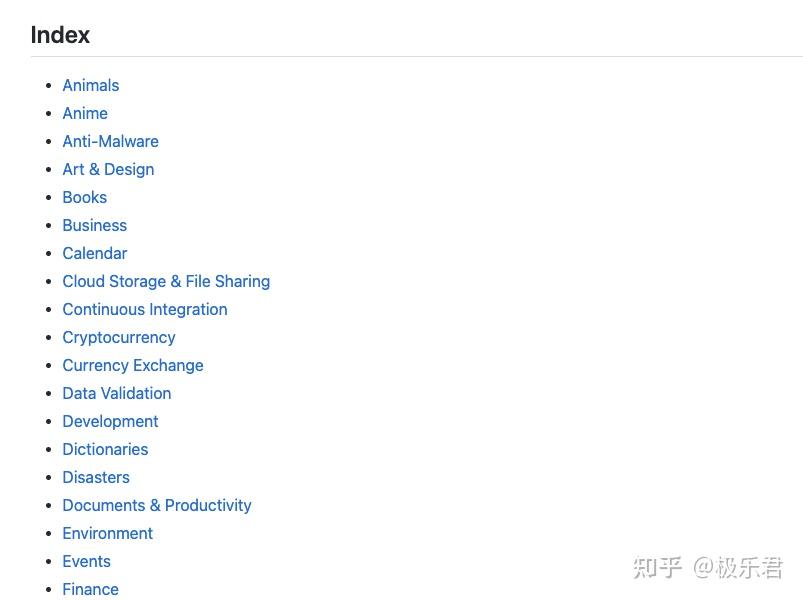 GitHub免费 API 列表大全（star3.8k）种类齐全，赶紧收藏方便查阅！ - 知乎